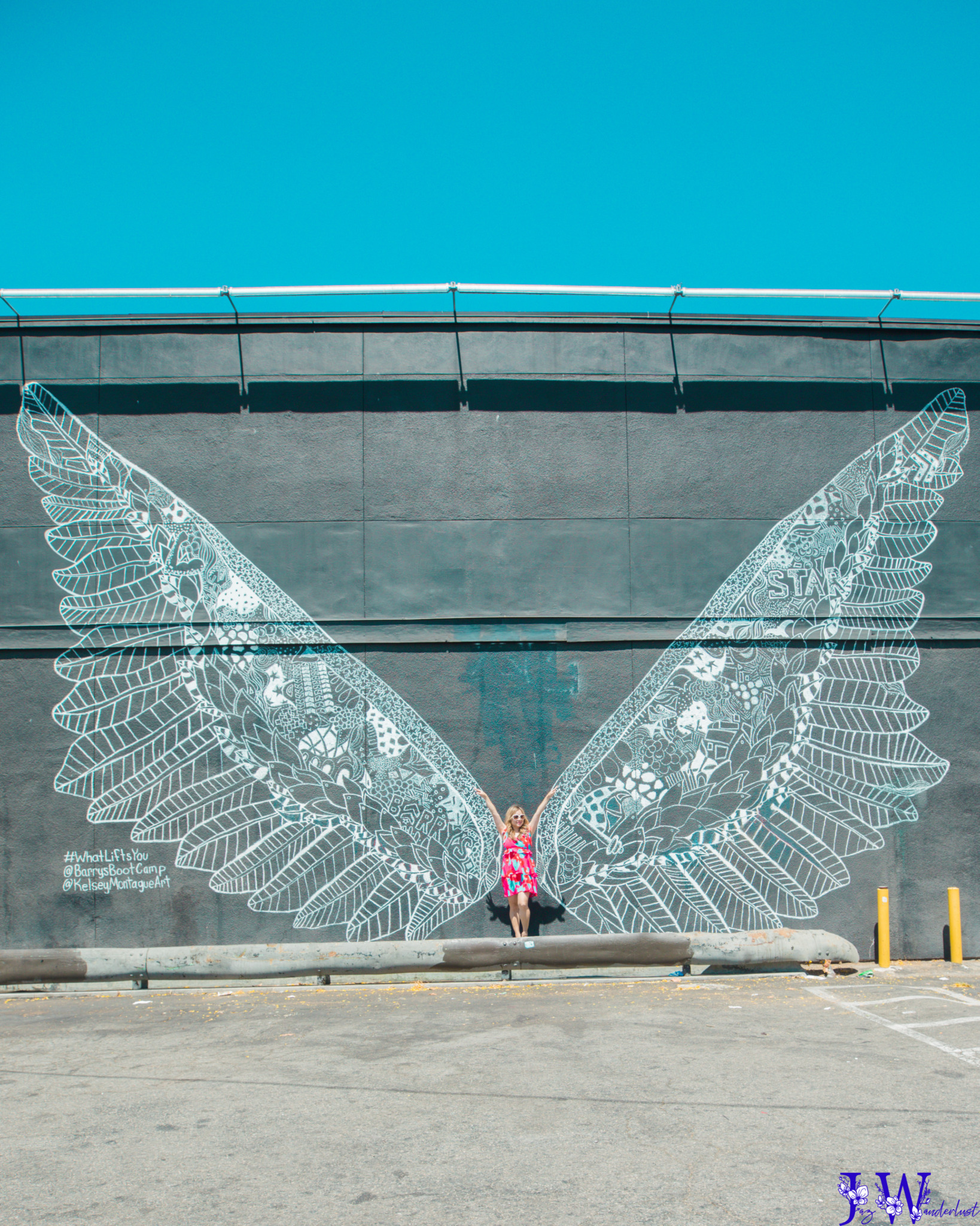 Kelsey Montague's What Lifts You Murals in SoCal - Jaz Wanderlust